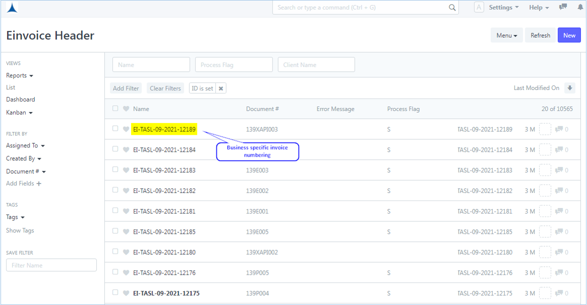 erp4cloud - e-Invoice Solution
